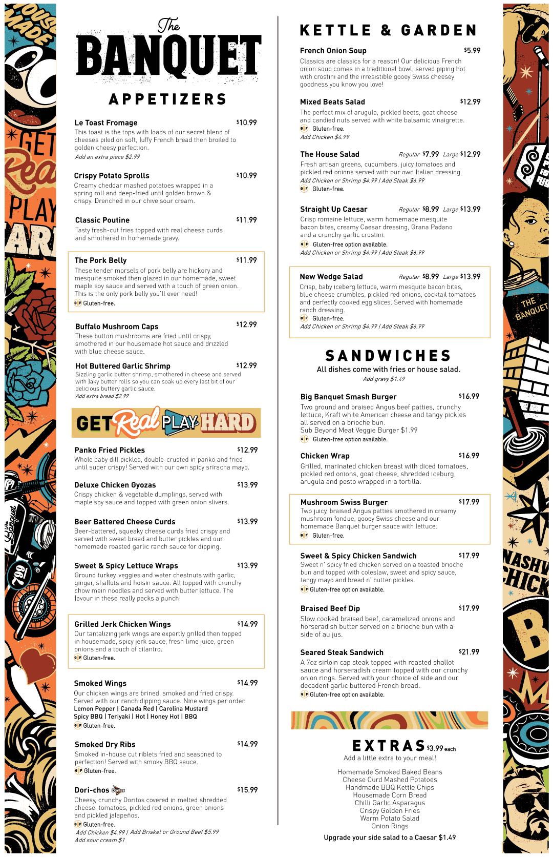 Online Menu | The Banquet